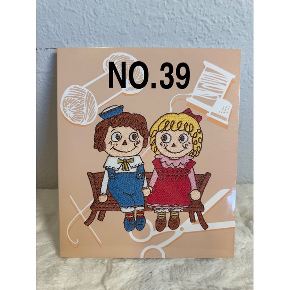 Raggedy Ann & Andy | Office | Raggedy Ann And Andy Machine Embroidery ...